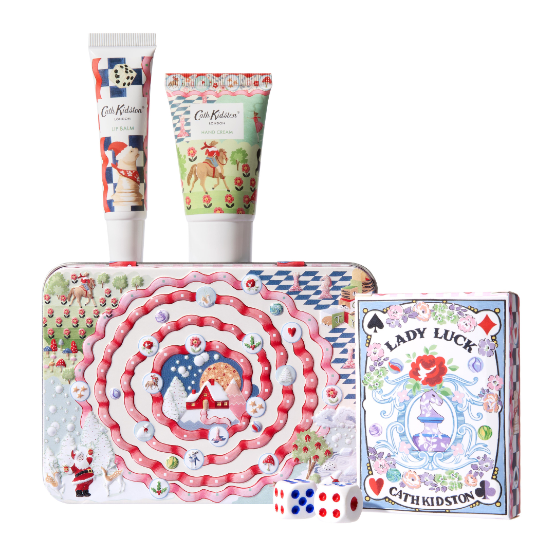 The Christmas Journey Hand, Lip & Games Tin – Heathcote & Ivory
