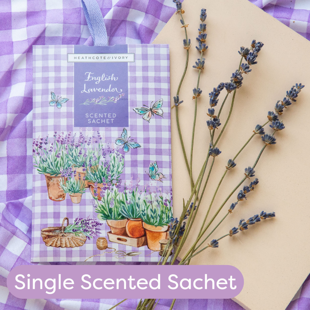 English Lavender Scented Sachet – Heathcote & Ivory