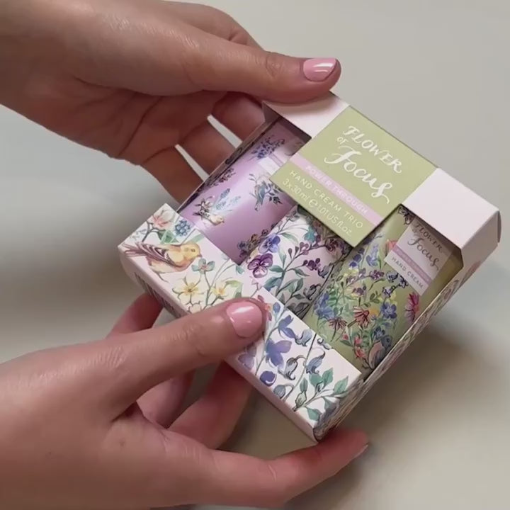 Heathcote & Ivory Flower Of Focus Hand Creams Trio, Size: 3 x 30ml